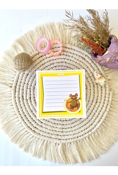 Aşktan Basım Hizmetleri Fare Notluk Bloknot 8x8 cm - 100 Sayfa Aşktan Basım Hizmetleri Fare Notluk Bloknot 8x8 cm - 100 Sayfa