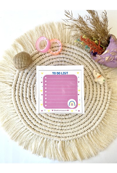Aşktan Basım Hizmetleri To Do List Bloknot Notluk - 8x8 cm - 50 Sayfa Aşktan Basım Hizmetleri To Do List Bloknot Notluk - 8x8 cm - 50 Sayfa