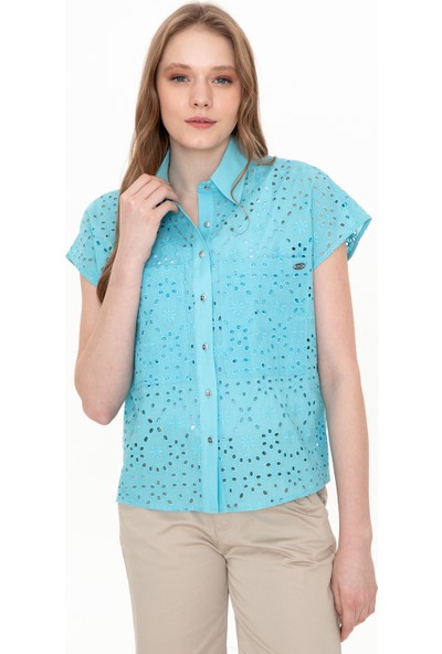 Yeşil Gömlek Kısakol 50249561-VR093