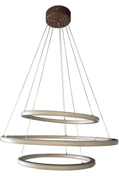 Skygarden 40-60-40CM Üçlü Iç Dış LED Işıklı Avize Skygarden 40-60-40CM Üçlü Iç Dış LED Işıklı Avize