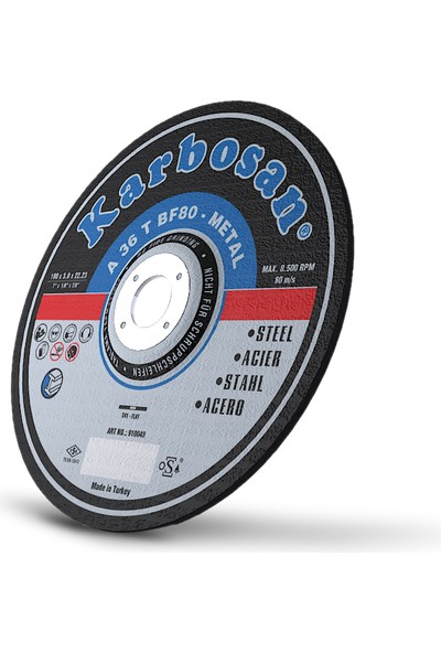 Metal Kesme Taşı 230X3.0 - 25 Adet