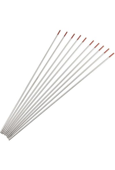 Steel Weld Kırmızı Tungsten Elektrod Argon İğnesi 2.4X175 mm - 10 Adet Steel Weld Kırmızı Tungsten Elektrod Argon İğnesi 2.4X175 mm - 10 Adet