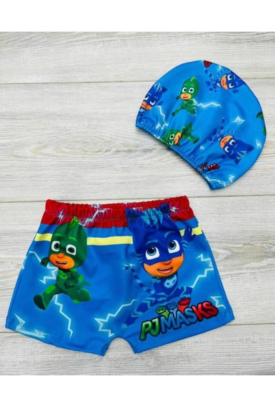 Erkek Çocuk Pijamaskeli Catboy Mayo Mavi 0405- Erkek Çocuk Pijamaskeli Catboy Mayo Mavi 0405-