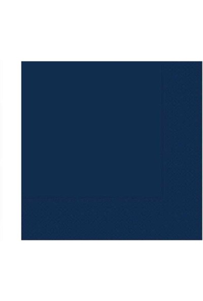 Peçete Düz Desenli Lacivert Pk:16