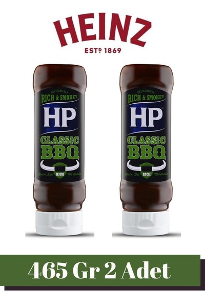 Heinz Woodsmoke Barbekü Sos 465 Gr. 2 Adet