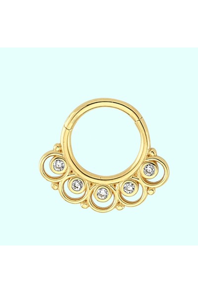 SembolGold Altın Halka Piercing 14 Ayar SembolGold Altın Halka Piercing 14 Ayar