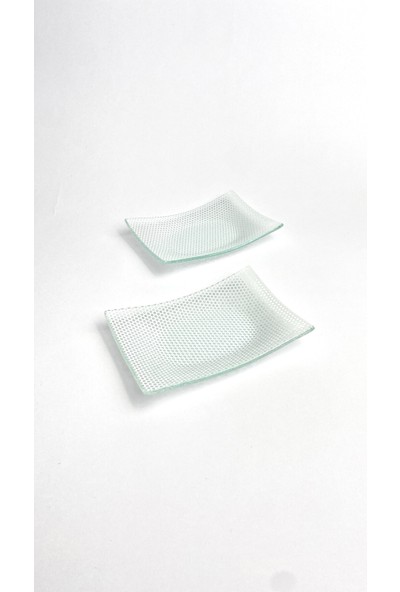 Zigo Glass Kliun Beyaz 2'li Gondol Kahvaltı & Meze Tabağı Seti - 14,5X10,5 cm Zigo Glass Kliun Beyaz 2'li Gondol Kahvaltı & Meze Tabağı Seti - 14,5X10,5 cm