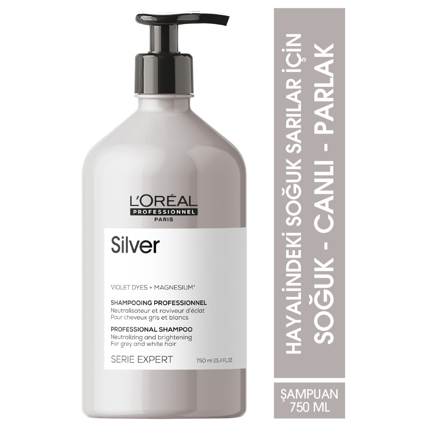 L'oreal Professionnel Serie Expert Silver Çok Açık Sarı, Gri ve Beyaz ...