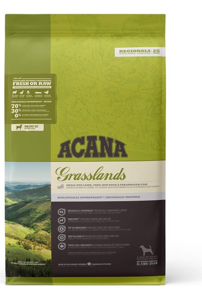 Acana Regionals - Grasslands Köpek Maması 6kg - Tüm Irk ve Yaşam Evreleri Için Acana Regionals - Grasslands Köpek Maması 6kg - Tüm Irk ve Yaşam Evreleri Için
