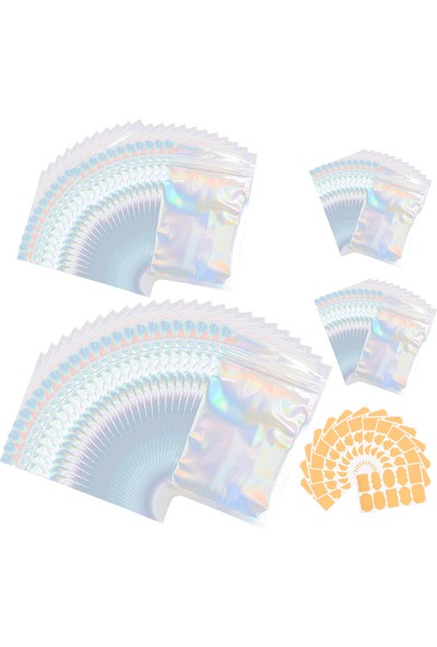 Catteo 150 Adet Gıda Saklama Çantası -Gümüş (Renkli)