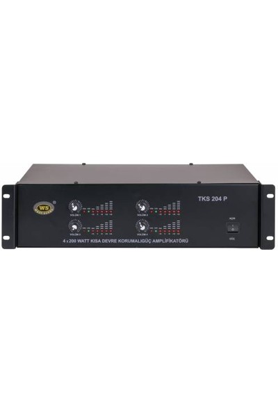 Tks 204 P Power Amplifikatör 4X200 Watt Tks 204 P Power Amplifikatör 4X200 Watt