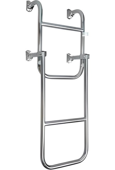 Sealux Tekne Merdiveni Katlanır 2+2 Krom 85CM Sealux Tekne Merdiveni Katlanır 2+2 Krom 85CM