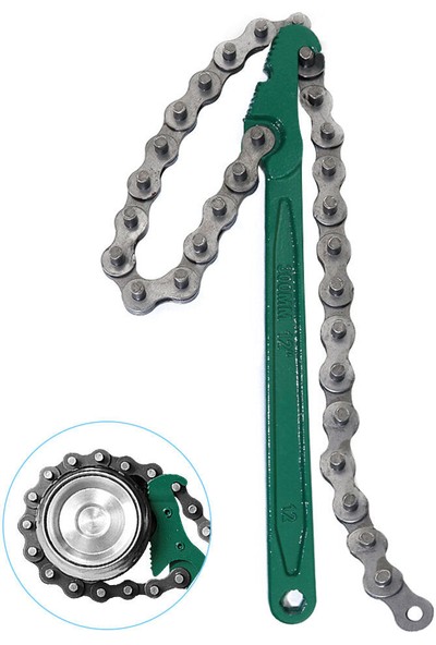 Rico Zincirli Yağ Filtre Sökme Anahtarı 300 mm 12''