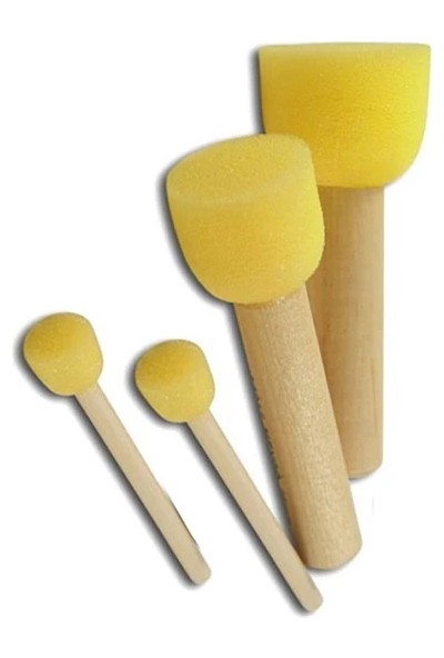 Tampon Fırça 4 Lü (Sünger)