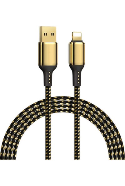 Apple iPad 6 Air 2 2 Metre Ultra Dayanıklı Şık Görünümlü Hızlı Şarj Kablosu