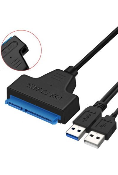Aogo USB 3.0 Sata 2.5/3.5 Inç SSD HDD Adaptör Destekli Sata USB Çevirici Kablo 22 Pin Sata Aogo USB 3.0 Sata 2.5/3.5 Inç SSD HDD Adaptör Destekli Sata USB Çevirici Kablo 22 Pin Sata