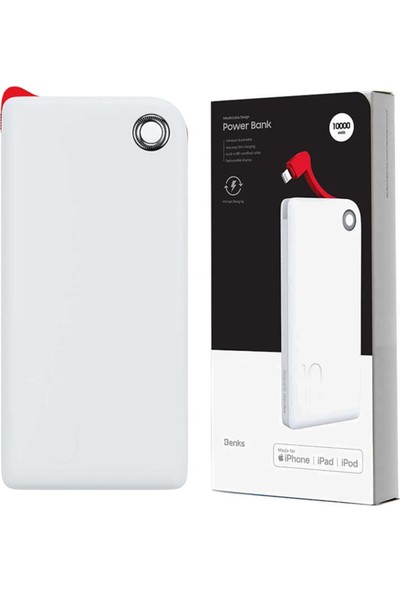 Apple iPhone 11 Pro Powerbank Apple Mfi Sertifikalı 18W Hızlı Şarj 10000 Mah Dahili Lightning Kablo Apple iPhone 11 Pro Powerbank Apple Mfi Sertifikalı 18W Hızlı Şarj 10000 Mah Dahili Lightning Kablo