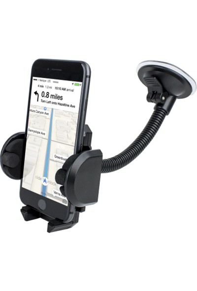 Wozlo Universal Araç Içi Vantuzlu Telefon Tutucu 360 Derece Dönebilen Yaylı Açı Ayarlı Wozlo Universal Araç Içi Vantuzlu Telefon Tutucu 360 Derece Dönebilen Yaylı Açı Ayarlı