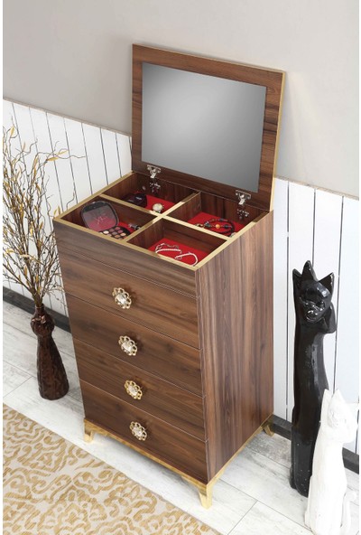 Lotus Fonksiyonel Aynalı Şifonyer