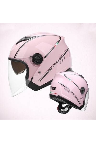 Douler Elektrikli Araç Kaskı Motosiklet Kaskı Bisiklet Kaskı Motosiklet Çift Lensli Kask