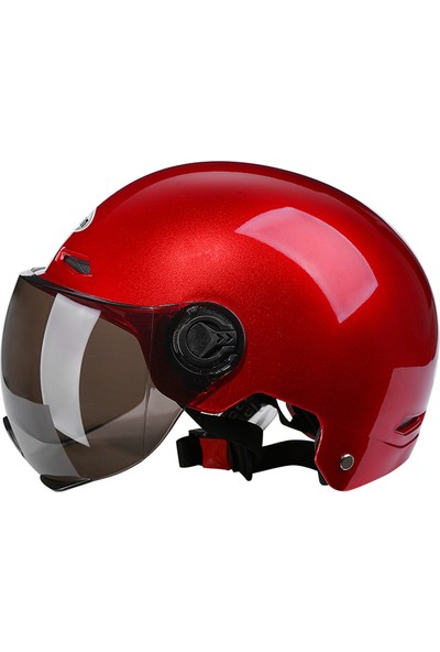 Douler Elektrikli Araç Kaskı Pil Motosiklet Kaskı Sürme Bisiklet Kaskı Erkekler ve Kadınlar