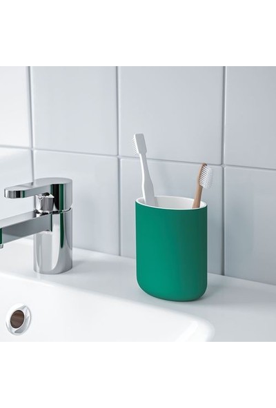 Meg Store Ikea Yeşil Ekoln Stoneware Seramik Malzeme 11 cm Diş Fırçalık Meg Store Ikea Yeşil Ekoln Stoneware Seramik Malzeme 11 cm Diş Fırçalık