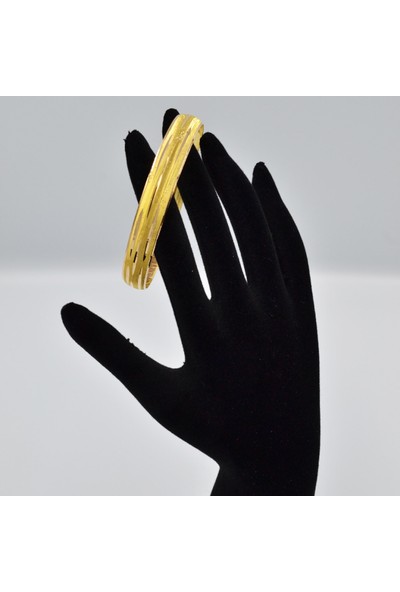 Ozanlar Gold 30 gr 22 Ayar Çizgi Desen Bilezik Ozanlar Gold 30 gr 22 Ayar Çizgi Desen Bilezik
