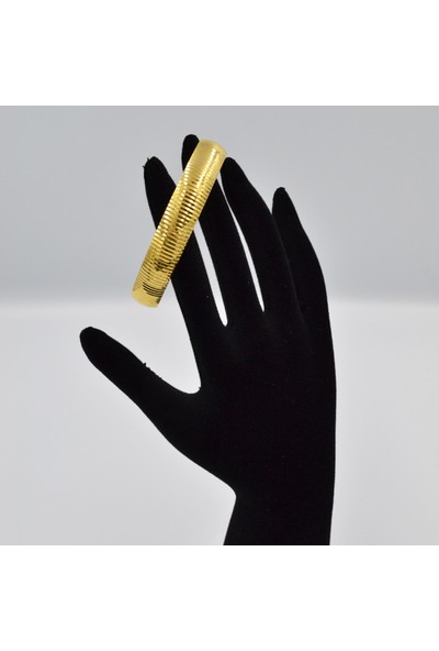 Ozanlar Gold 10 gr 22 Ayar Parlak Çizgilii Bilezik Ozanlar Gold 10 gr 22 Ayar Parlak Çizgilii Bilezik