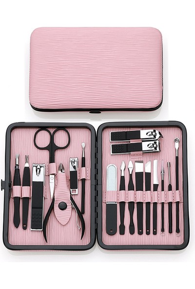 Douler Rubber Plastic Black Nail Scissors Set Elastic Paint 18 Pieces Nail Art Tool Set Douler Rubber Plastic Black Nail Scissors Set Elastic Paint 18 Pieces Nail Art Tool Set