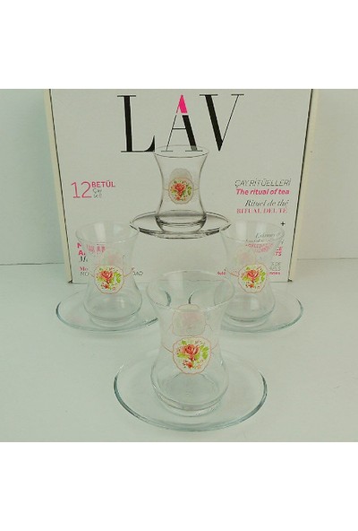 Lav Betül Çay Seti 12 Parça