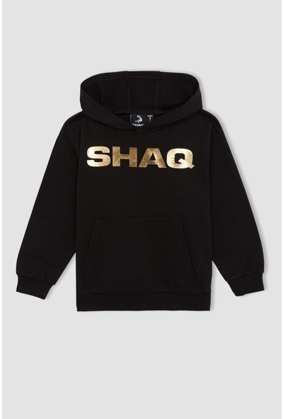 DeFacto Erkek Çocuk Shaquille O'Neal Lisanslı Relax Fit Kapüşonlu Sırt Basklı Swearshirt W7491A622SP DeFacto Erkek Çocuk Shaquille O'Neal Lisanslı Relax Fit Kapüşonlu Sırt Basklı Swearshirt W7491A622SP