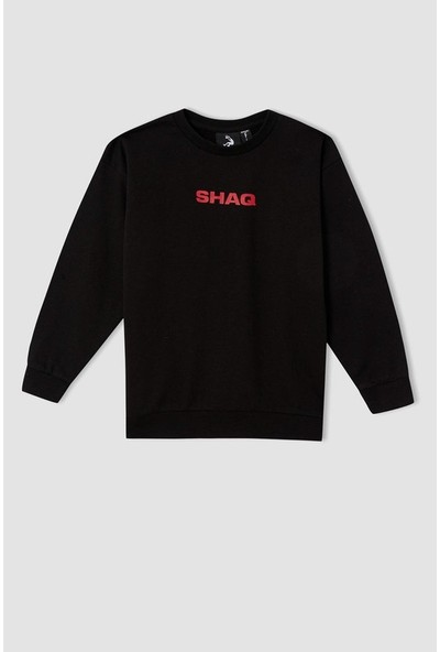 DeFacto Erkek Çocuk Shaquille O'Neal Lisanslı Regular Fit Bisiklet Yaka Sweatshirt W0299A621WN DeFacto Erkek Çocuk Shaquille O'Neal Lisanslı Regular Fit Bisiklet Yaka Sweatshirt W0299A621WN