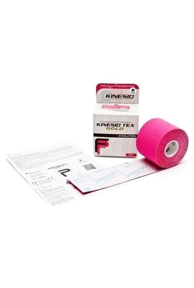 Kinesio Tex Gold 5CMX5M Pembe Red Kinesio Tex Gold 5CMX5M Pembe Red