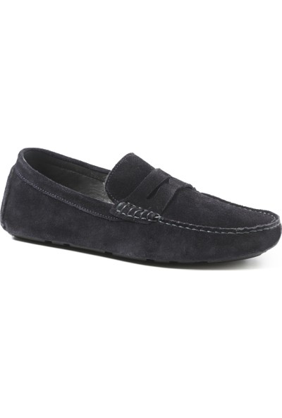 John May Erkek Günlük Ayakkabı TZ-12353 John May 46 Navy Blue Süet