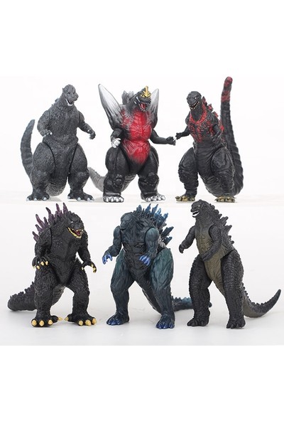 Tfoeys Figür Godzilla 8 cm 6 Adet Godzilla Pvc Şekil Model Oyuncak Hareketli Koleksiyon (Yurt Dışından) Tfoeys Figür Godzilla 8 cm 6 Adet Godzilla Pvc Şekil Model Oyuncak Hareketli Koleksiyon (Yurt Dışından)