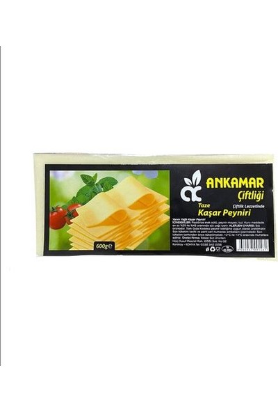 Ankamar Çiftliği Taze Kaşar Peyniri 600 gr