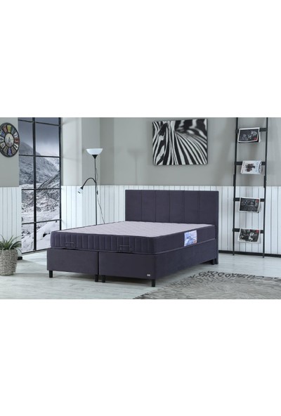 Ipek Mobilya Alto Set ( Baza + Başlık + Yatak ) Renk Antrasit Ipek Mobilya Alto Set ( Baza + Başlık + Yatak ) Renk Antrasit