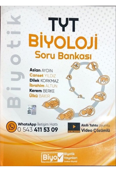 Biyotik Yayınları TYT Biyoloji Soru Bankası 2022 Biyotik Yayınları TYT Biyoloji Soru Bankası 2022