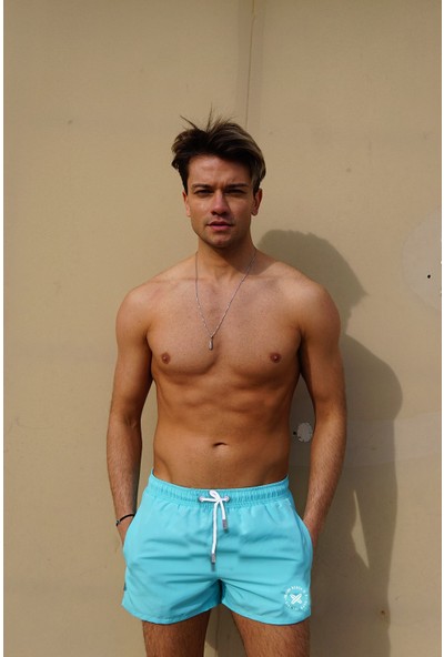 C&city Erkek Kısa Deniz Şort C12202 Mint