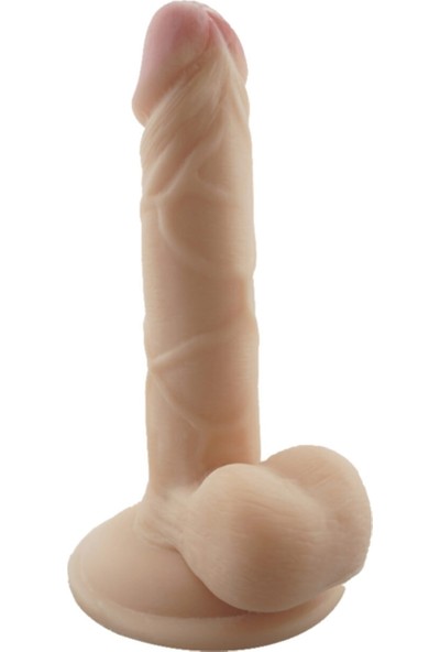 Mega Awm Anal Kullanılabilen 16 cm Soft Dokuda Vantuzlu Testisli Realistik Dildo Penis Mega Awm Anal Kullanılabilen 16 cm Soft Dokuda Vantuzlu Testisli Realistik Dildo Penis