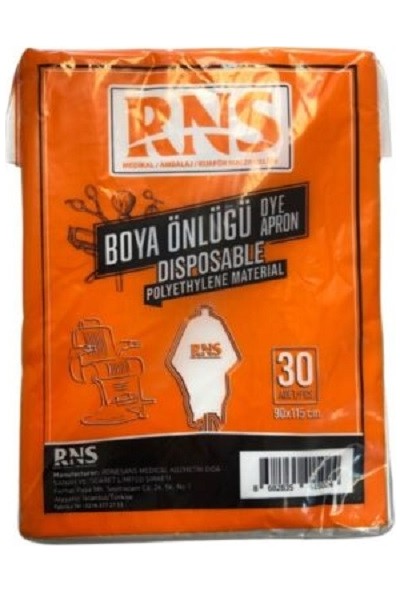 Rns Tek Kullanımlık Boya Önlüğü 30'lu