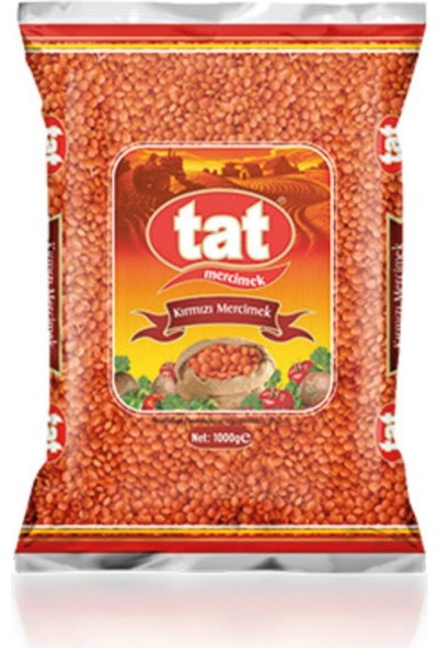 Tat Baklıyat Kırmızı Mercımek 5 kg Tat Baklıyat Kırmızı Mercımek 5 kg