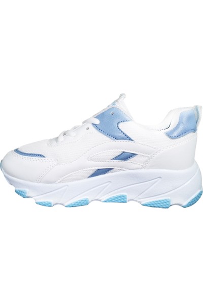 Zoom Flex Orjinal Zoom Flex 458 - Mavi Beyaz Kadın Spor Ayakkabı
