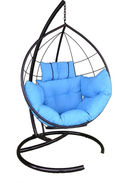 Altınoluk Hamak Tek Kişilik Bahçe Salıncağı Kapalı Askılı Tekli Salıncak