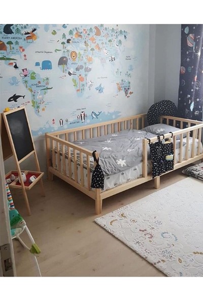 Alp Marina Montessori Doğal Ahşap Çocuk Genç Karyola Yatak Sız Alp Marina Montessori Doğal Ahşap Çocuk Genç Karyola Yatak Sız