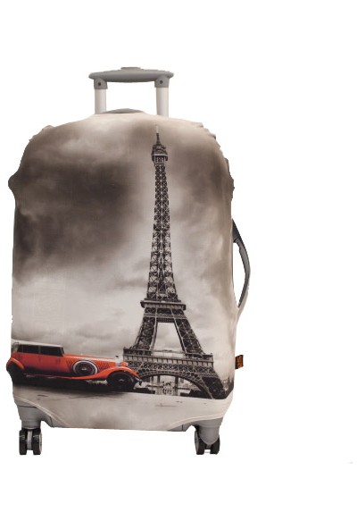 My Saraciye 03 Valiz Kılıfı, Bavul Kılıfı - Paris Araba 03