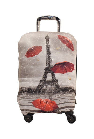 My Saraciye 07 Valiz Kılıfı, Bavul Kılıfı - Paris Şemsiye 07