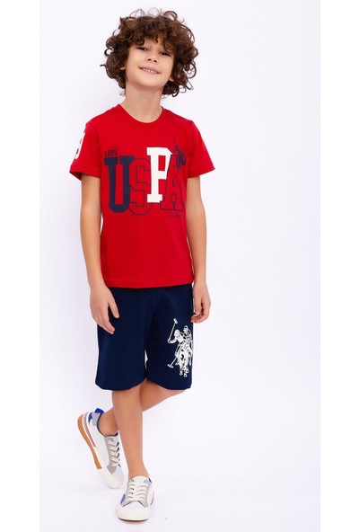 U.S. Polo Assn. U.s. Polo US1028-G Erkek Çocuk Bermuda Takım