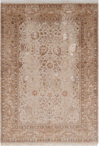Naar Kumkapı 17309k 169x241 Bej El Dokuma Halı ~ 4.07 M2