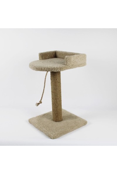 Petmagic Koltuklu Kedi Tırmalama Tahtası - Bej Rengi Petmagic Koltuklu Kedi Tırmalama Tahtası - Bej Rengi